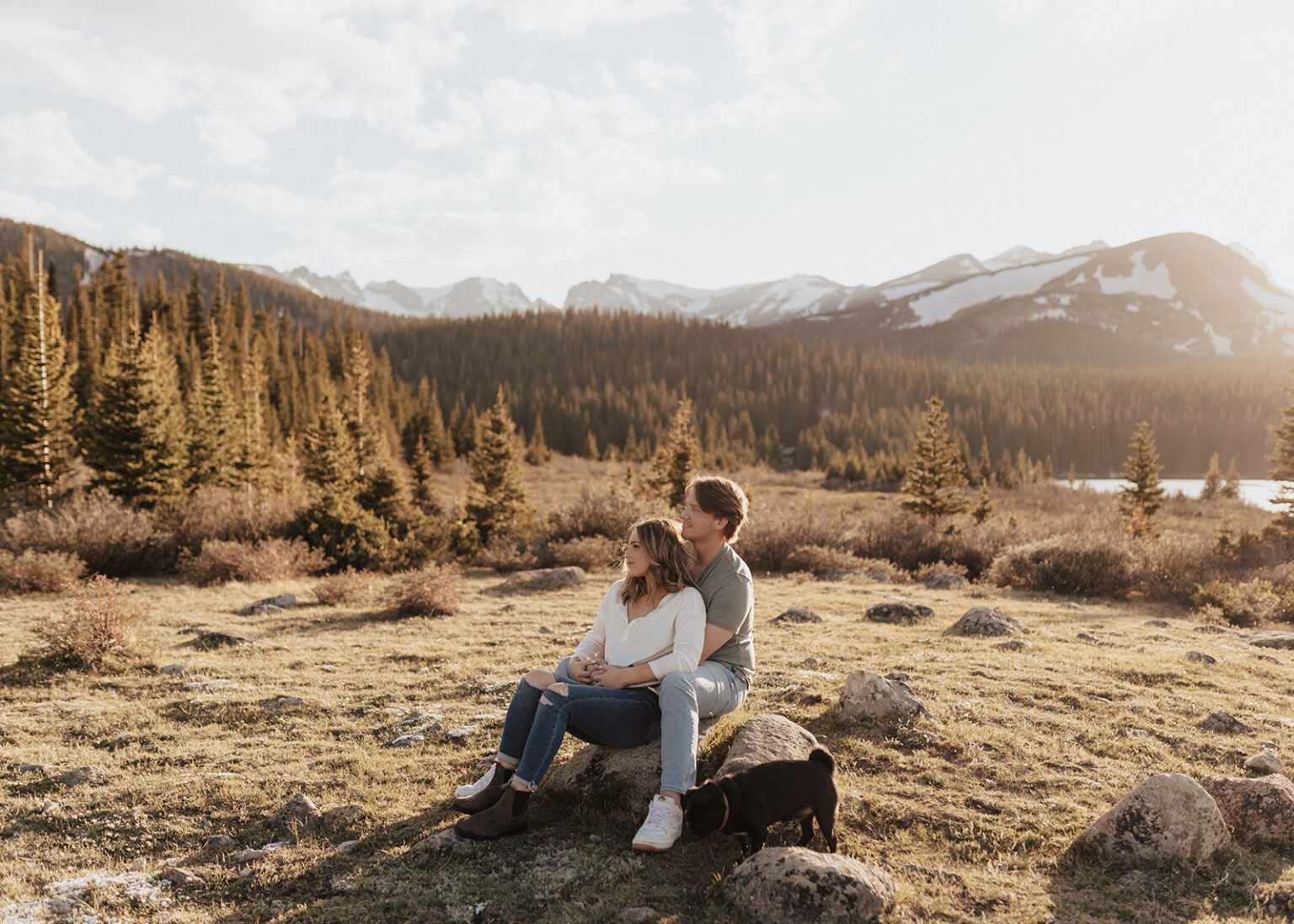 Mountain Engagement Photos at Brainard Lake - nicoleryannphoto.com